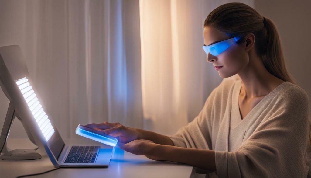 Enhancing Circadian Rhythm with Blue Light During the Day